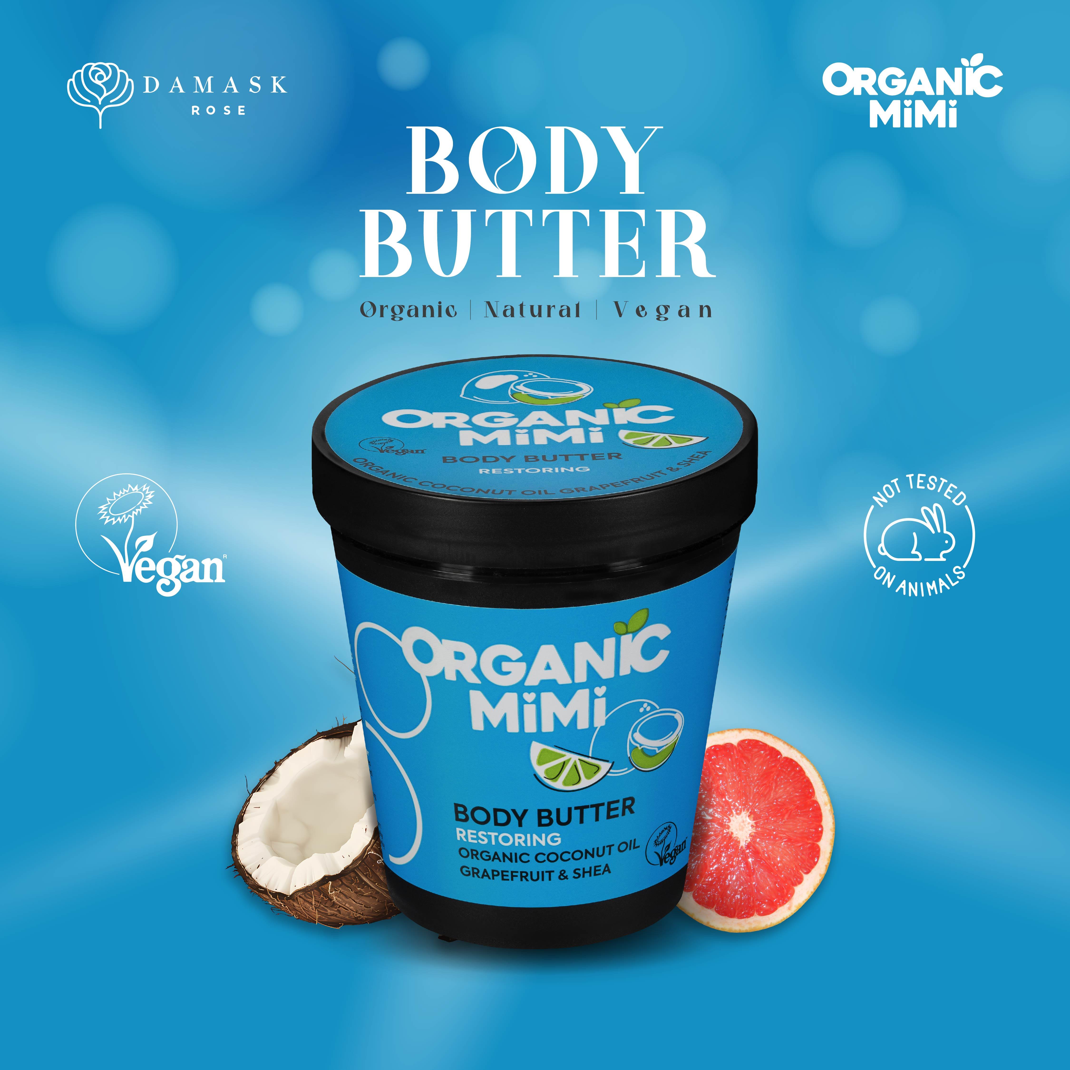 Organic Mimi, Body Butter Restoring Coconut & Grapefruit, 200 ml ...
